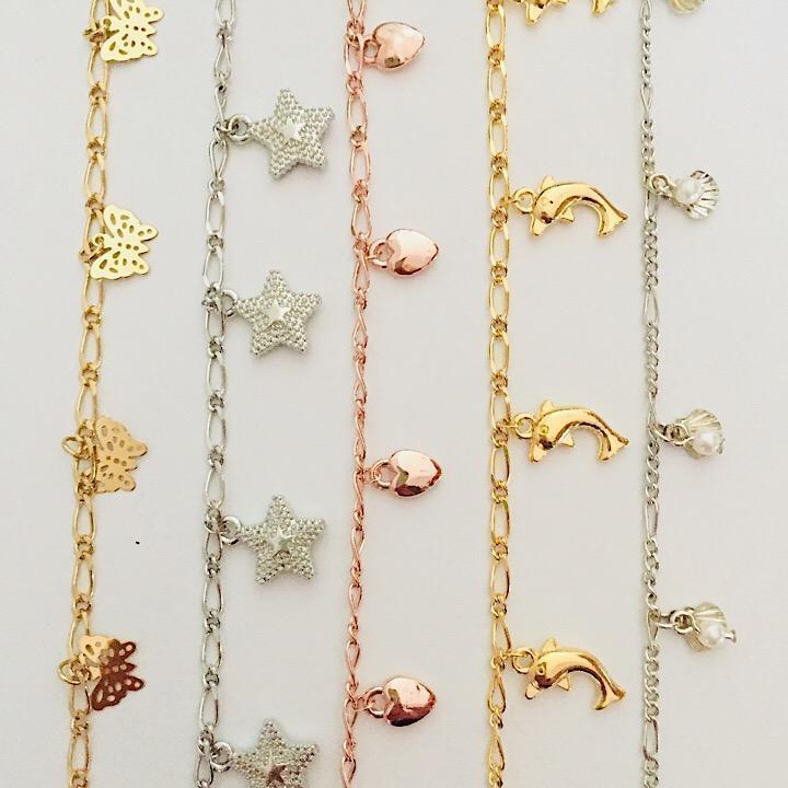 Dangling Charms Chain By The Inch | Inch of Gold | Chains by Design