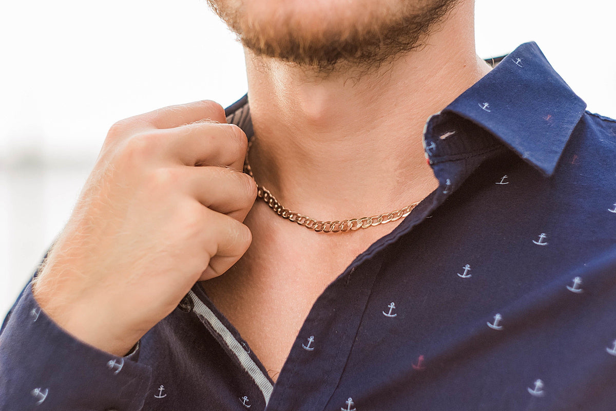 Men's Gold/Silver Chain By The Inch | Inch of Gold | Chains by Design