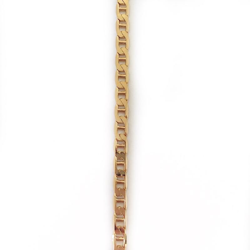 Small Gold Maritime Link Chain by the Inch | Chains by Design